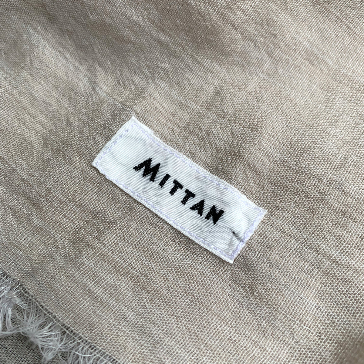 MITTAN｜SC-59｜スーパー120`sウールコットンストール｜薄茶 – Roundabout & OUTBOUND